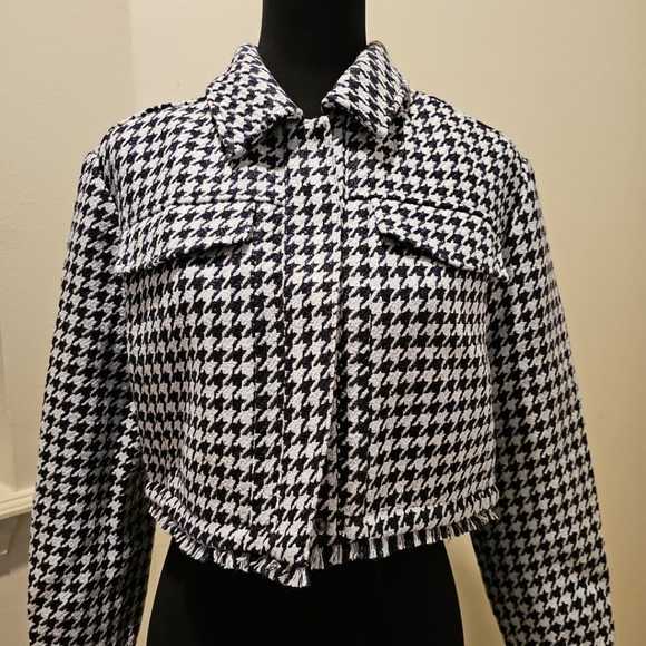 WD.NY | Jackets & Coats | Wdny Tweed Cropped Jacket M | Poshmark